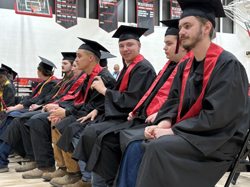 WMHS Class of 2026 practices for June 4 graduation | Wiscasset Newspaper